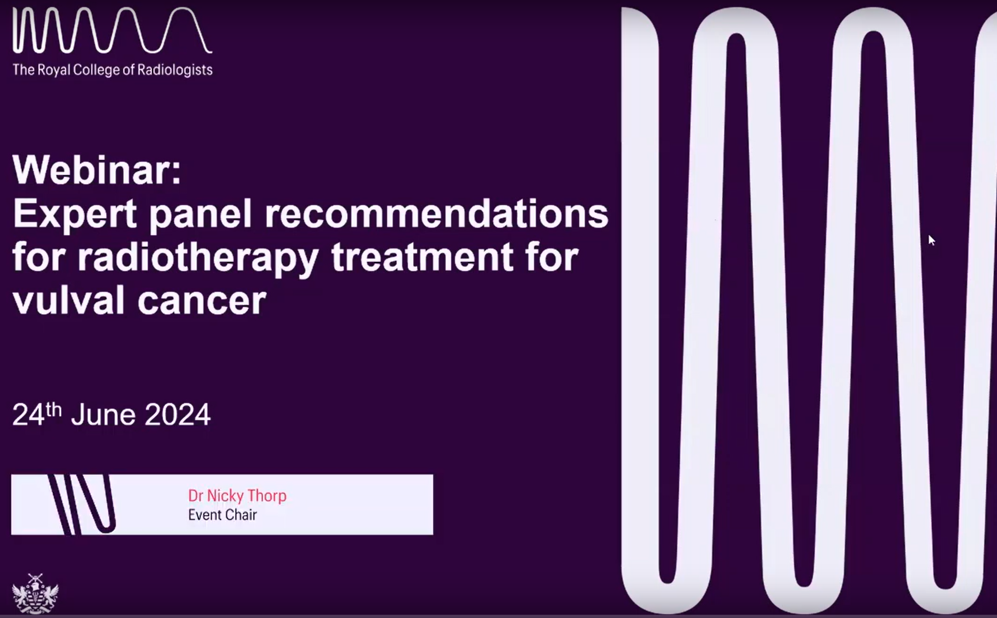 The Royal College of Radiologists expert panel recommendations for radiotherapy treatment for ...